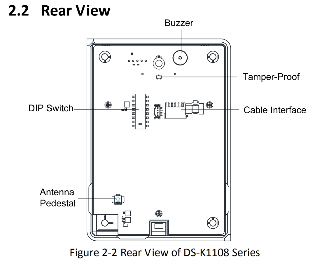 Hikvision DS-K1108AM Mifare Card Reader | Connectec.uk
